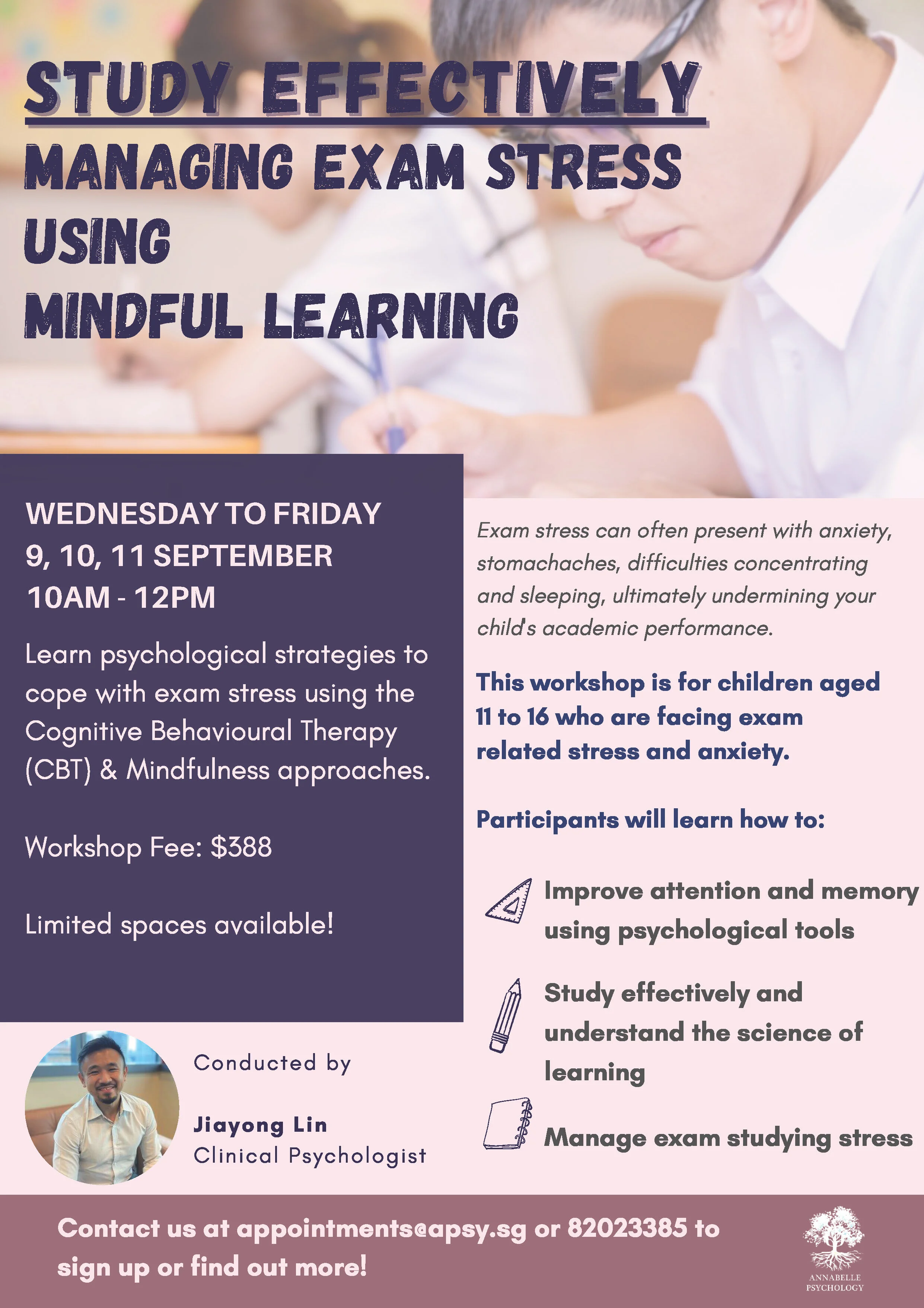 Study Effectively: Managing Exam Stress using Mindful Learning ...