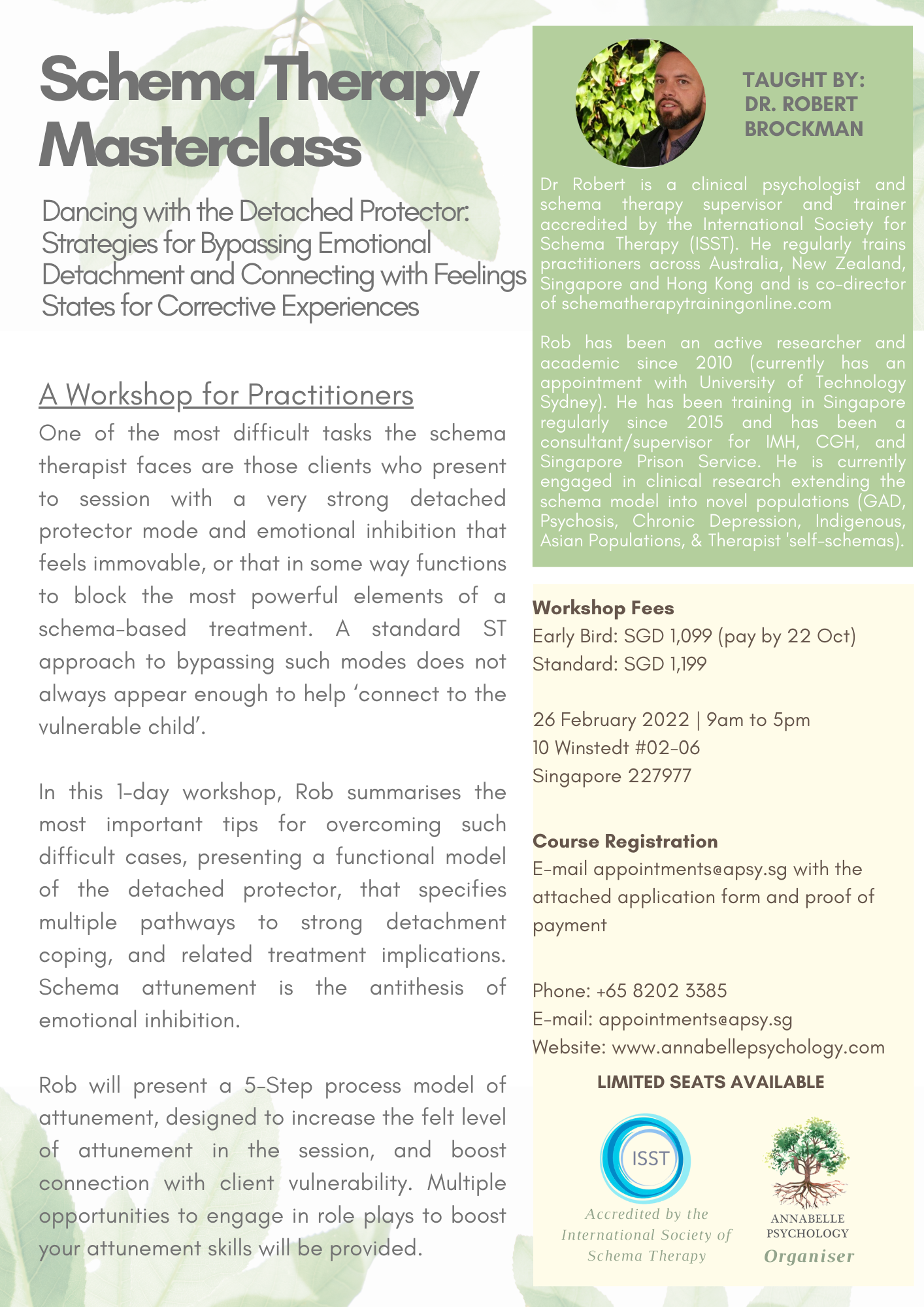 Mental Health Workshops & Training - Annabelle Psychology | Singapore's ...