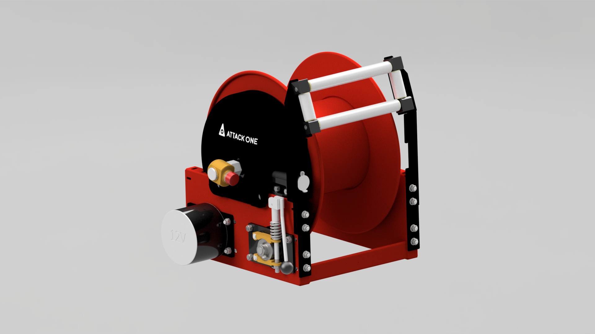 Attack One™ Hose Reel Drum with 30mtrs of 19mm Attack One™ Hose Reel Tubing — Premier Hose ...