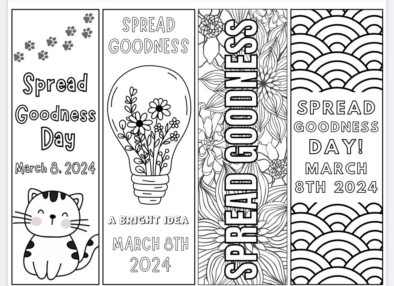 Printable Goodness — SPREAD GOODNESS DAY