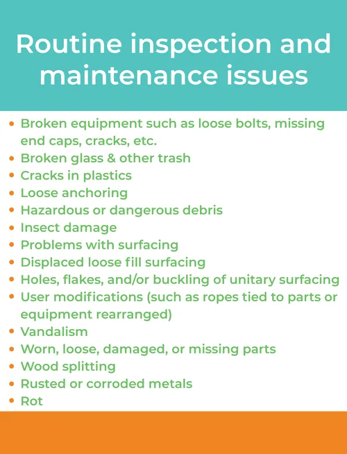 Playground Maintenance Quick Guide — Gerber Leisure Products