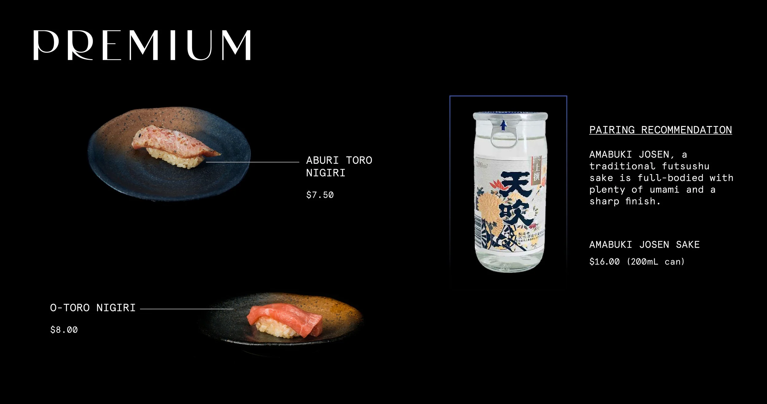 Dine-In — ABURI TORA