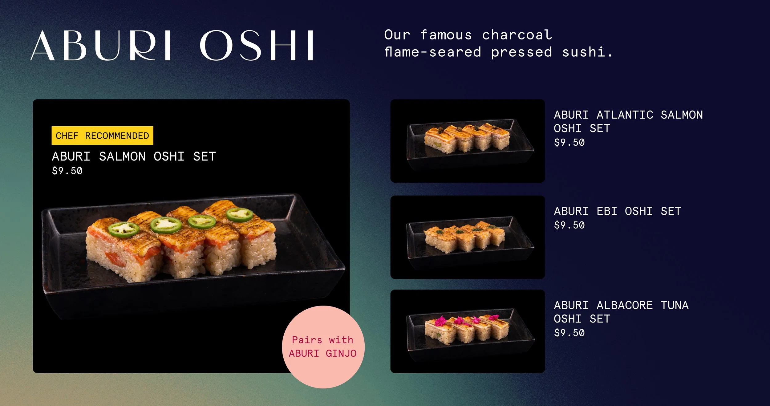 Dine-In — ABURI TORA