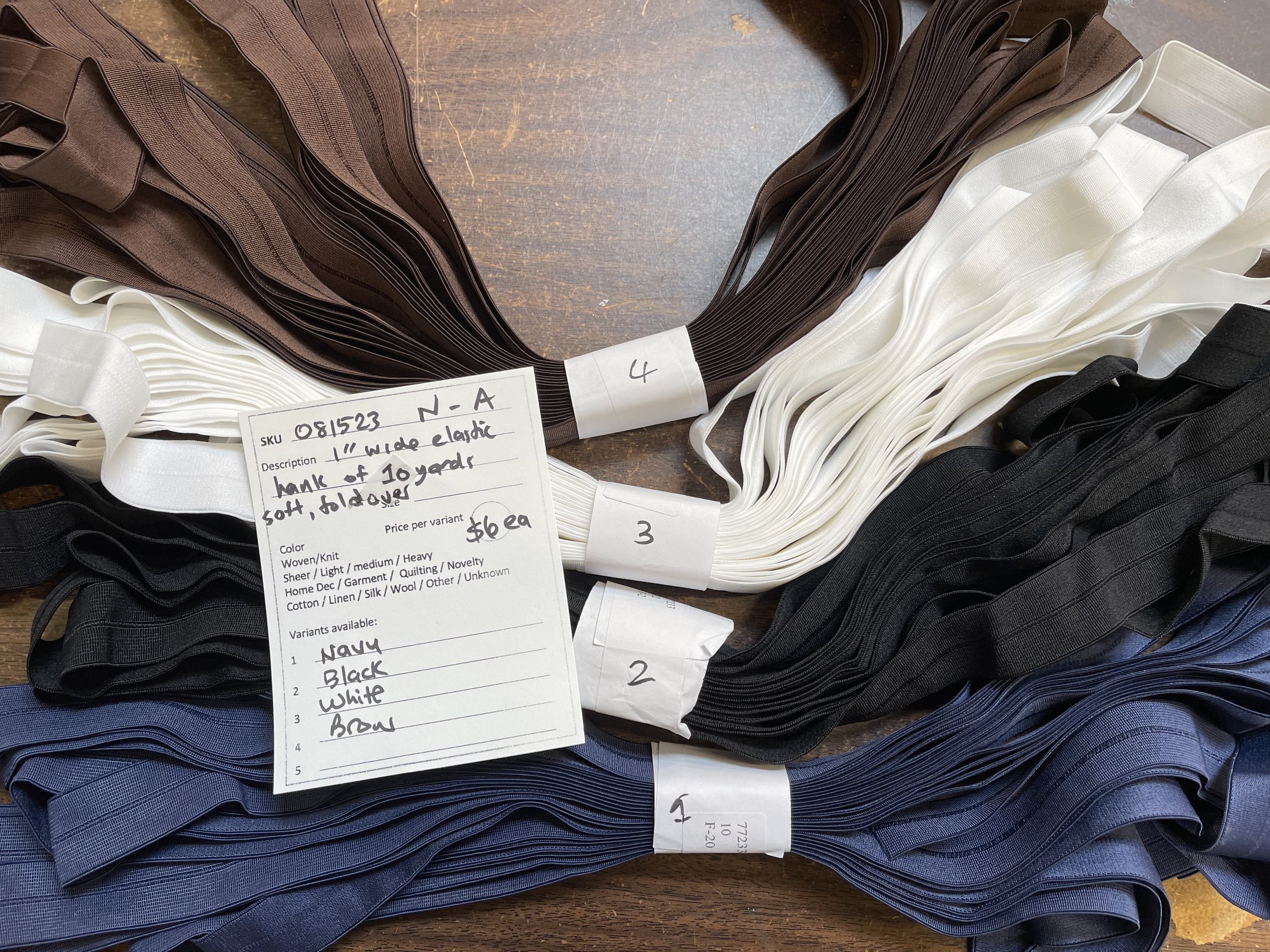 Fold Over Elastic