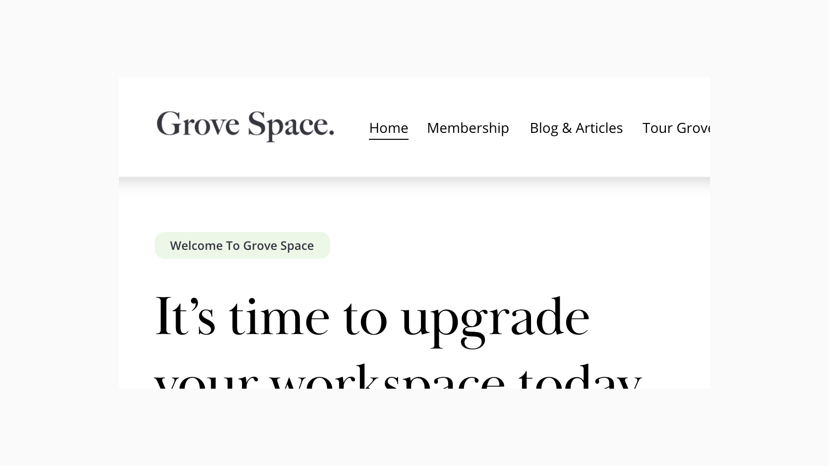Drop Shadow Under Header — Ghost Plugins