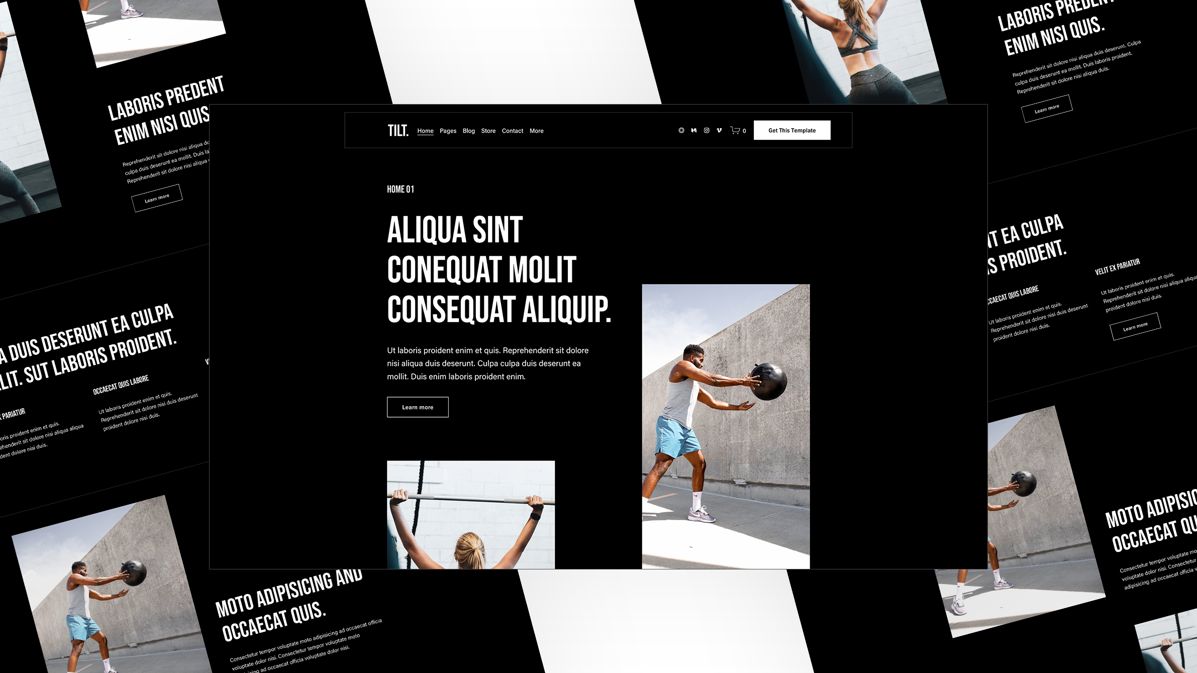 Tilt Template — Ghost Plugins