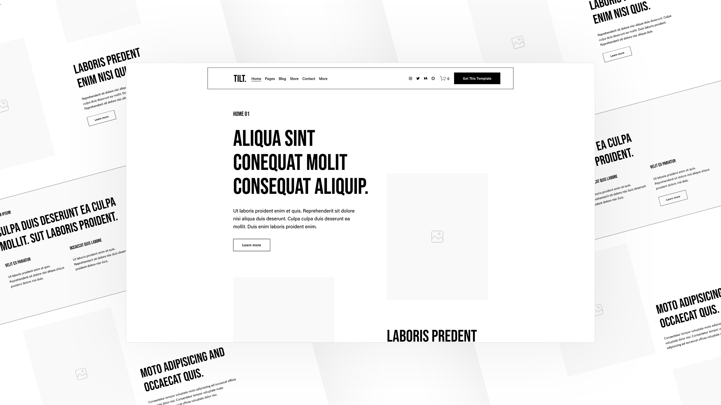 Tilt Template — Ghost Plugins