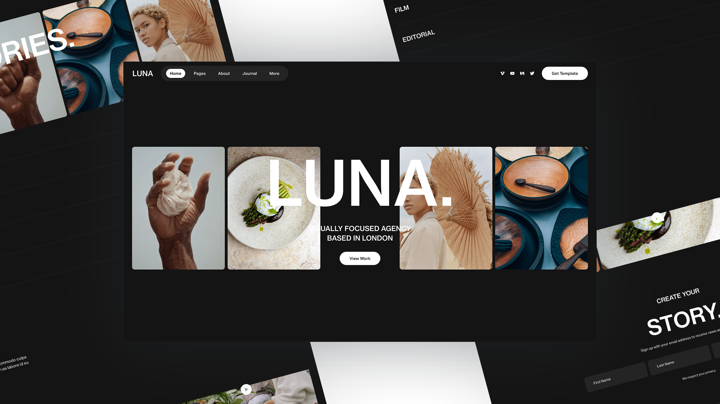 Luna Template — Ghost Plugins