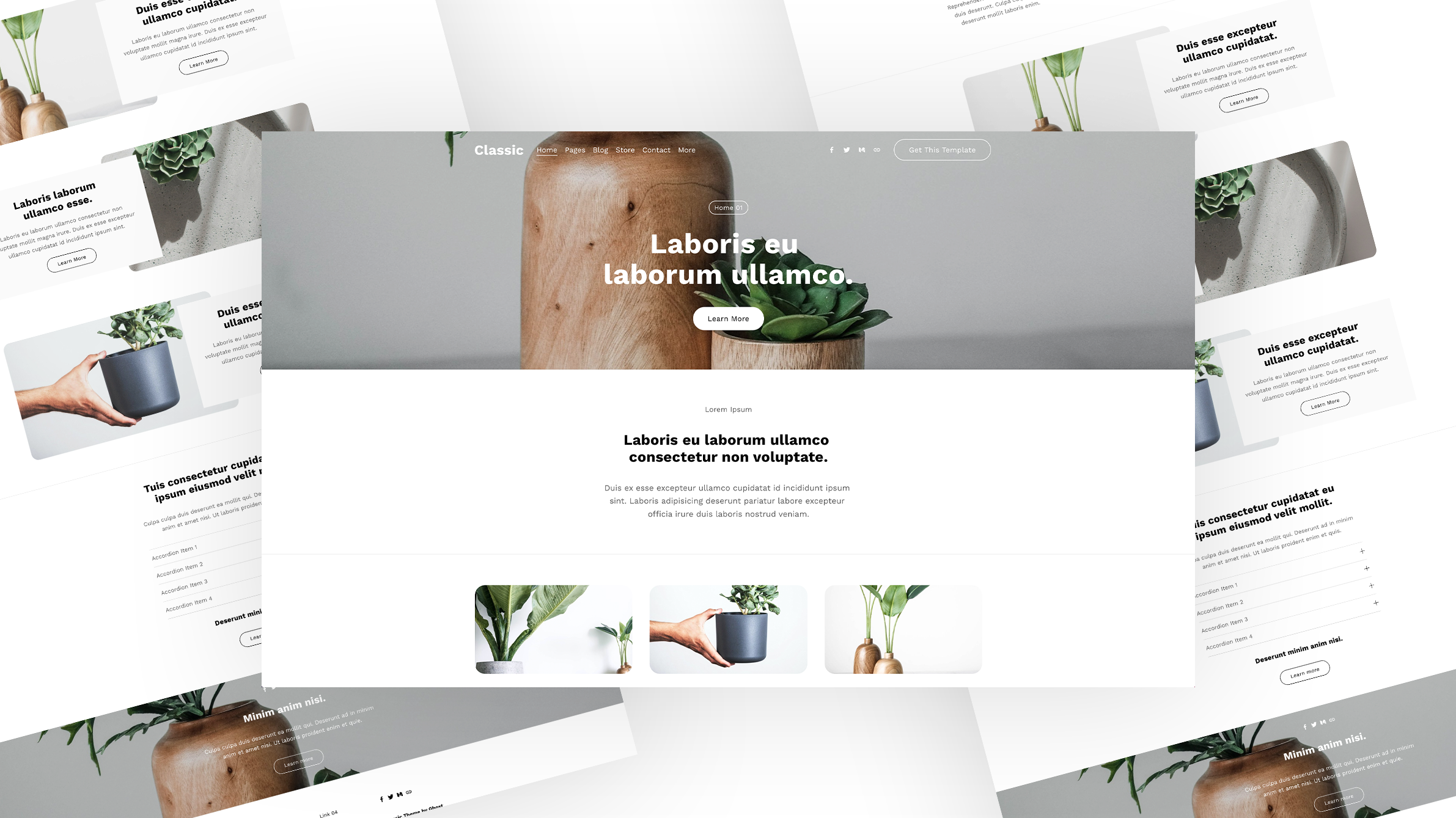 Classic Template — Ghost Plugins