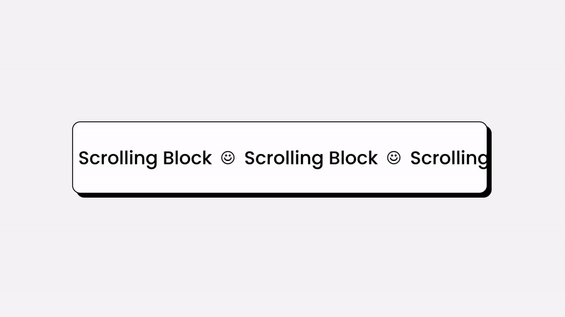 Scrolling Block - Solid Shadow Style — Ghost Plugins