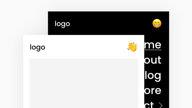 Emoji Mobile Menu = Icon — Ghost Plugins