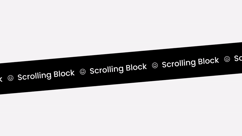 Titled Scrolling Block — Ghost Plugins