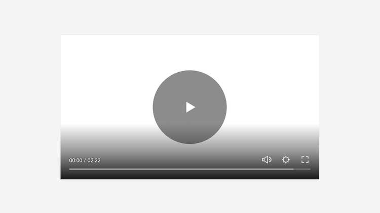 Bigger Play Button - Video Block — Ghost Plugins