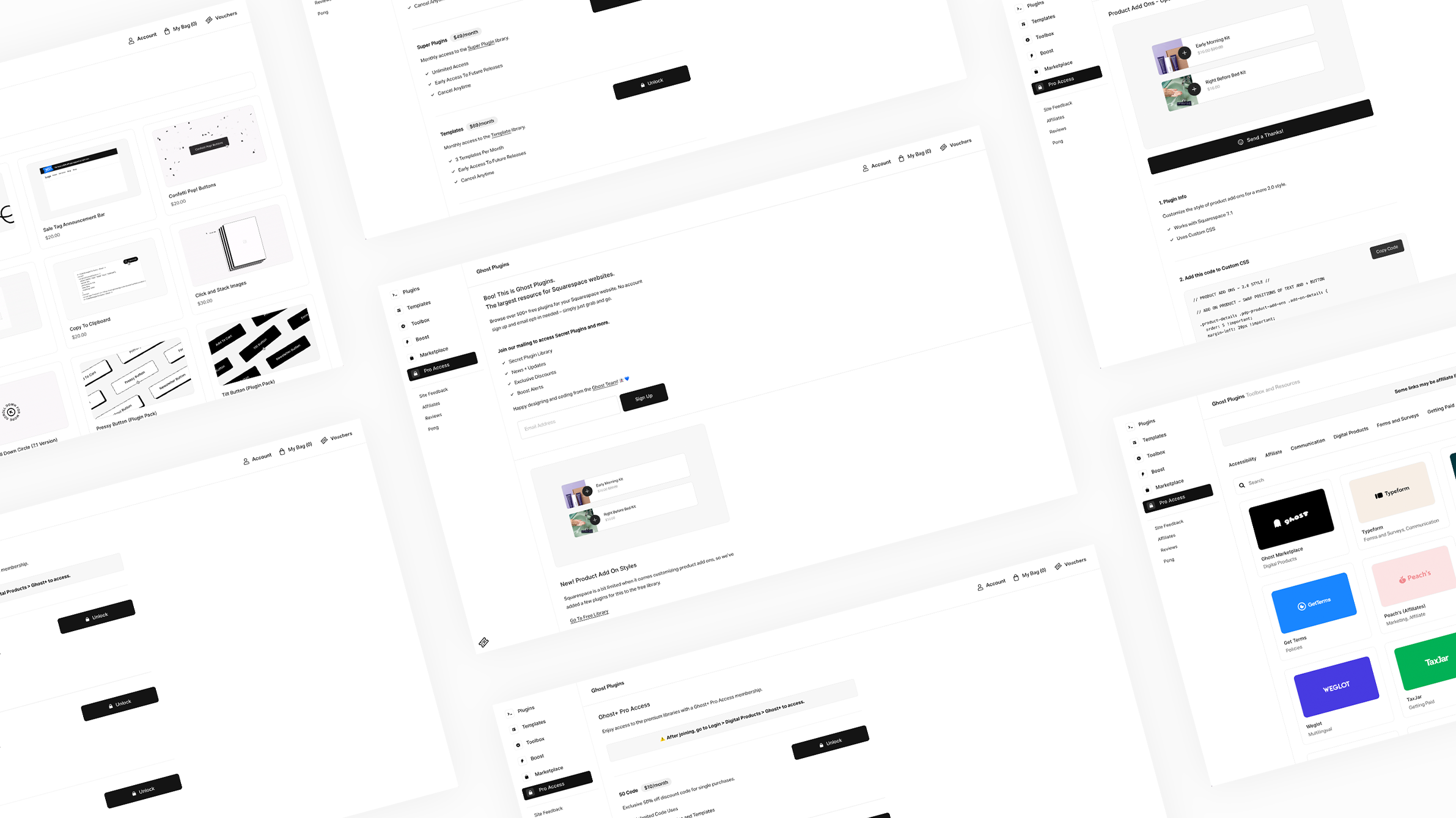 Ghost Plugins - Over 500+ Free Squarespace Plugins and Templates