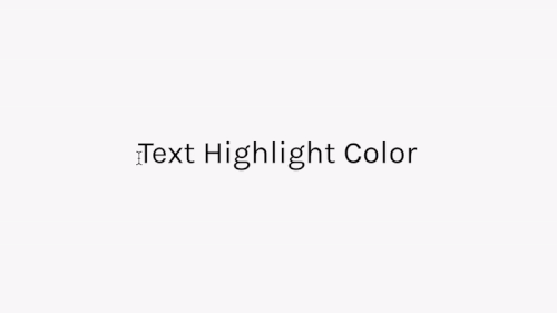 Text Highlight Color — Ghost Plugins