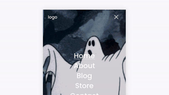Animated GIF Background - Mobile Menu — Ghost Plugins