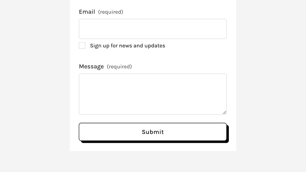 Solid Shadow Button - Form Block — Ghost Plugins