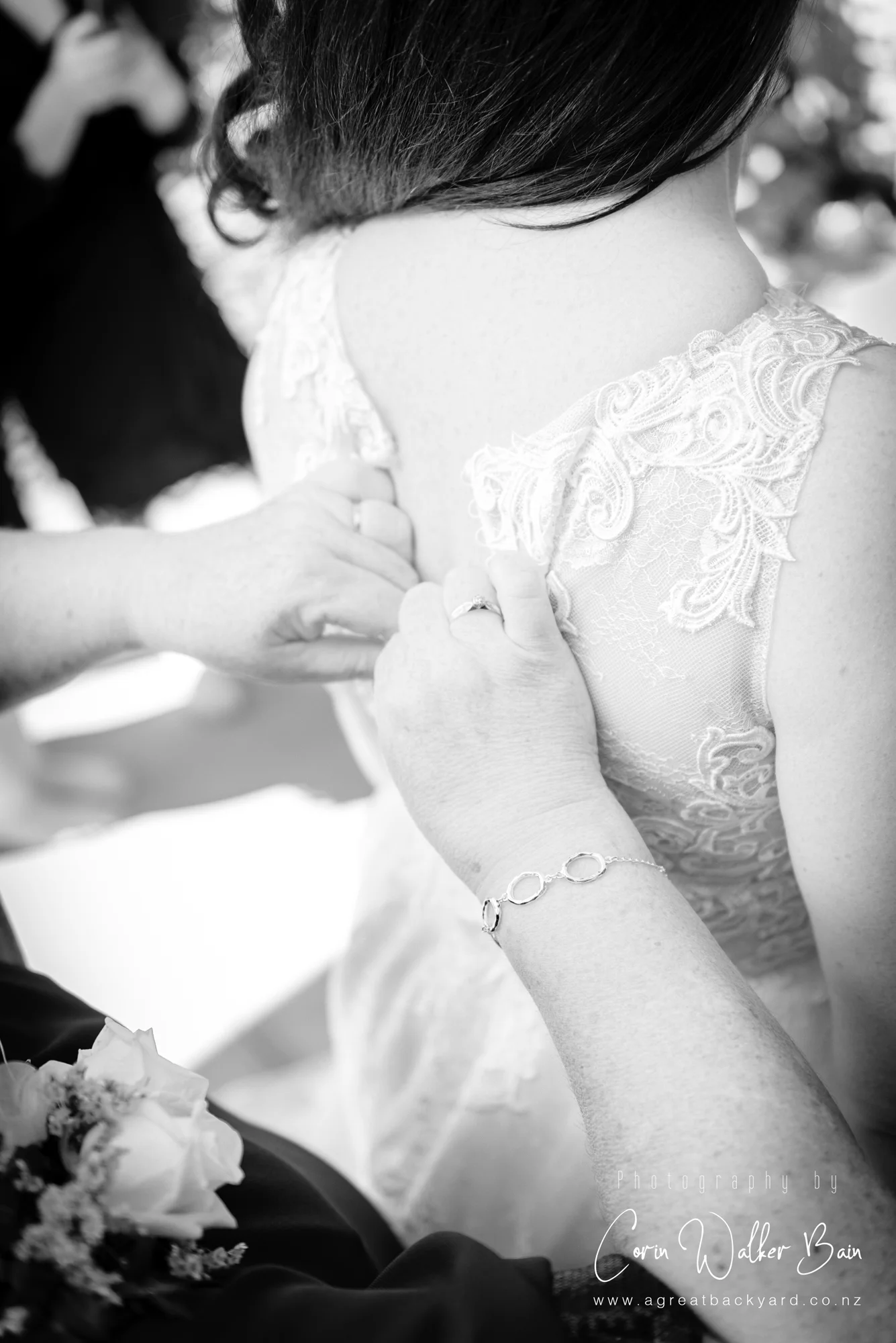 Anna and David's Tamahere Wedding by Corin Walker Bain — a great backyard