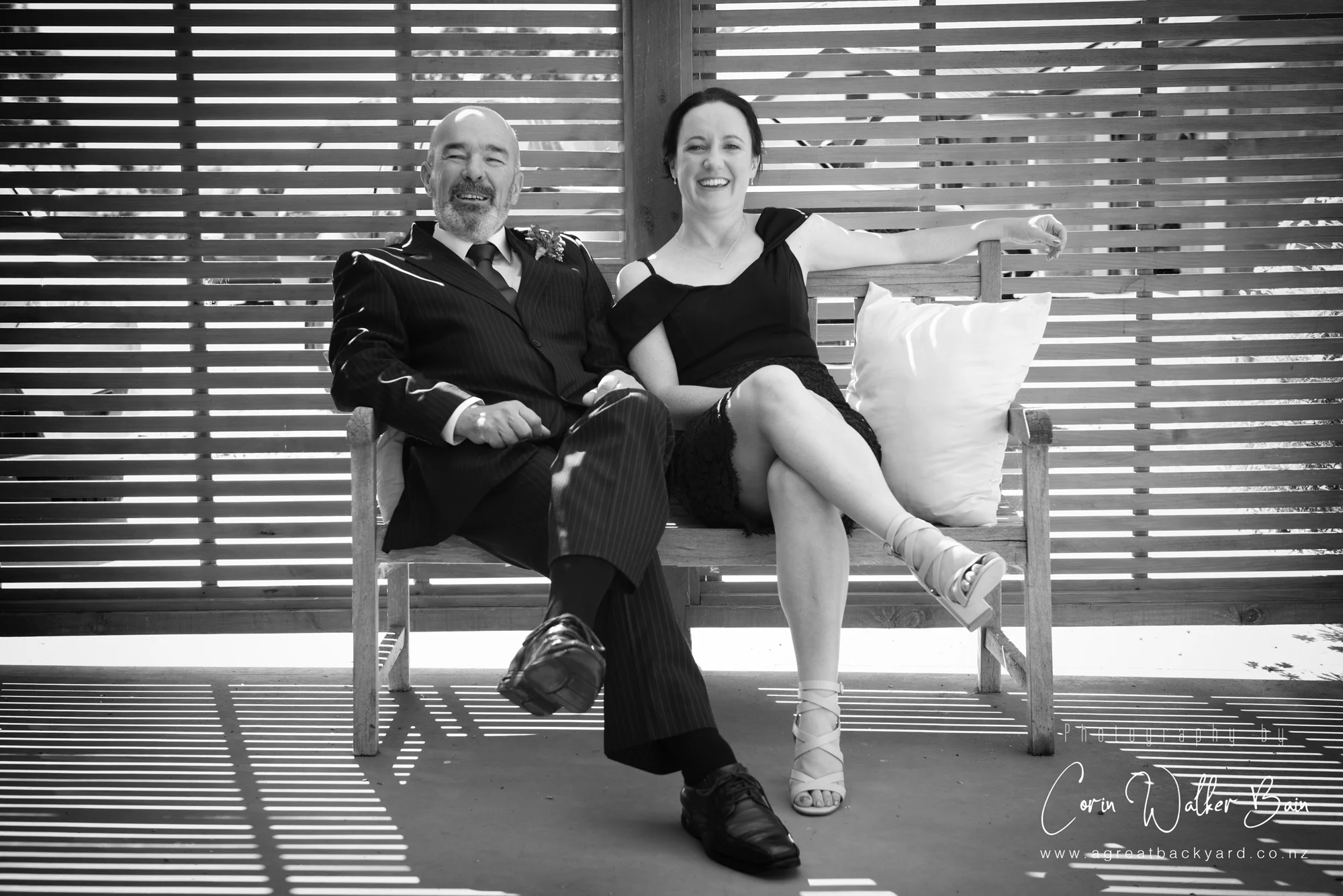 Anna and David's Tamahere Wedding by Corin Walker Bain — a great backyard