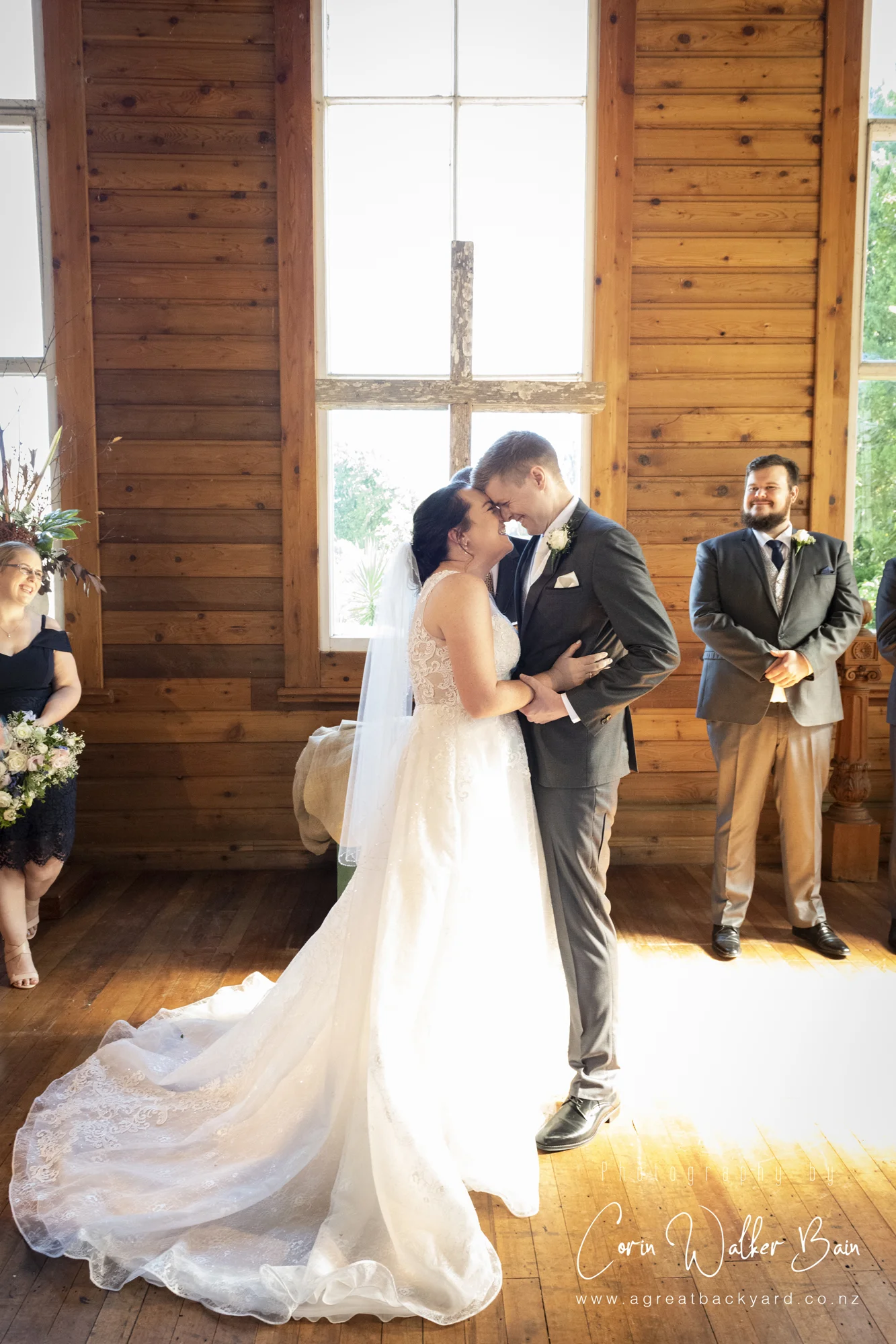 Anna and David's Tamahere Wedding by Corin Walker Bain — a great backyard