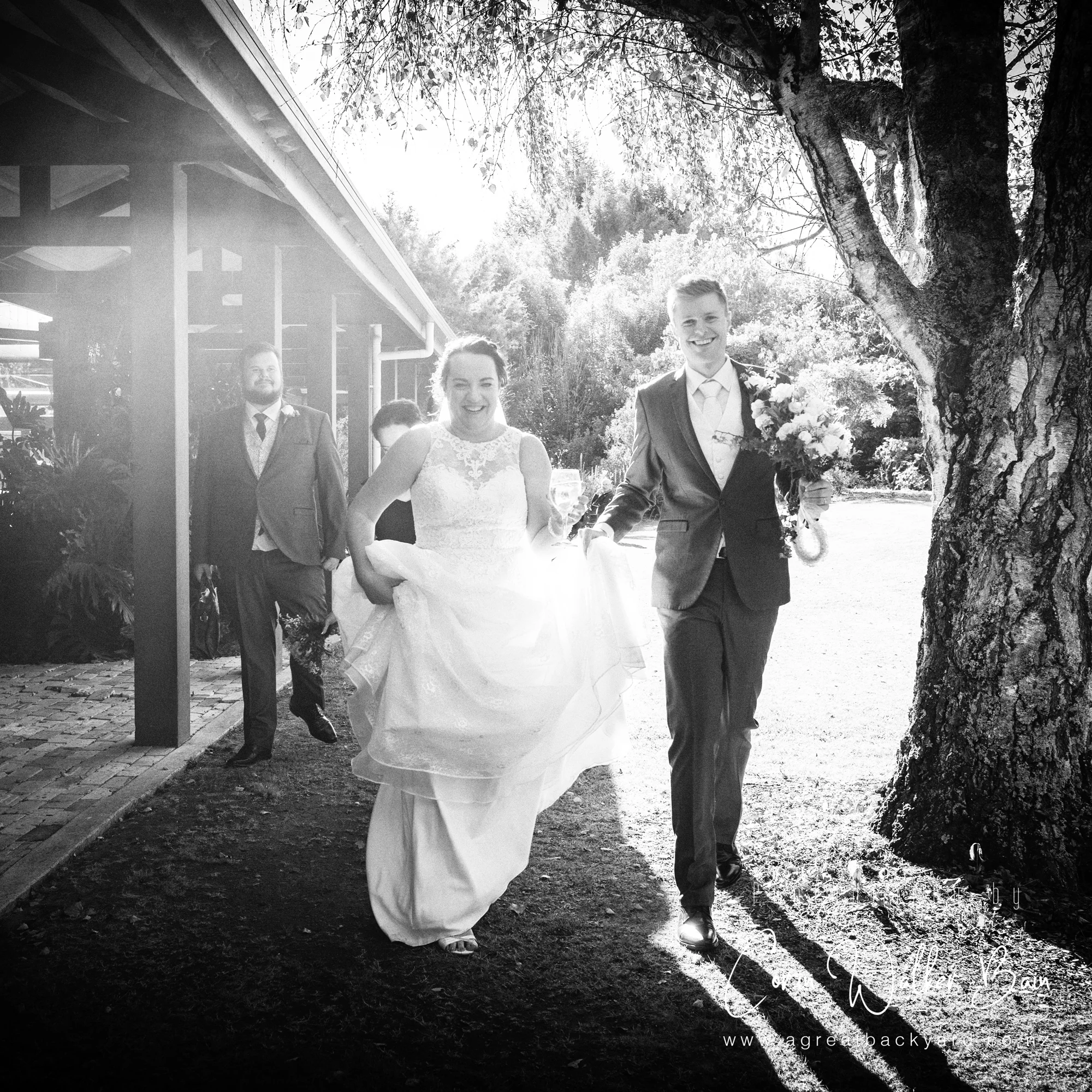 Anna and David's Tamahere Wedding by Corin Walker Bain — a great backyard