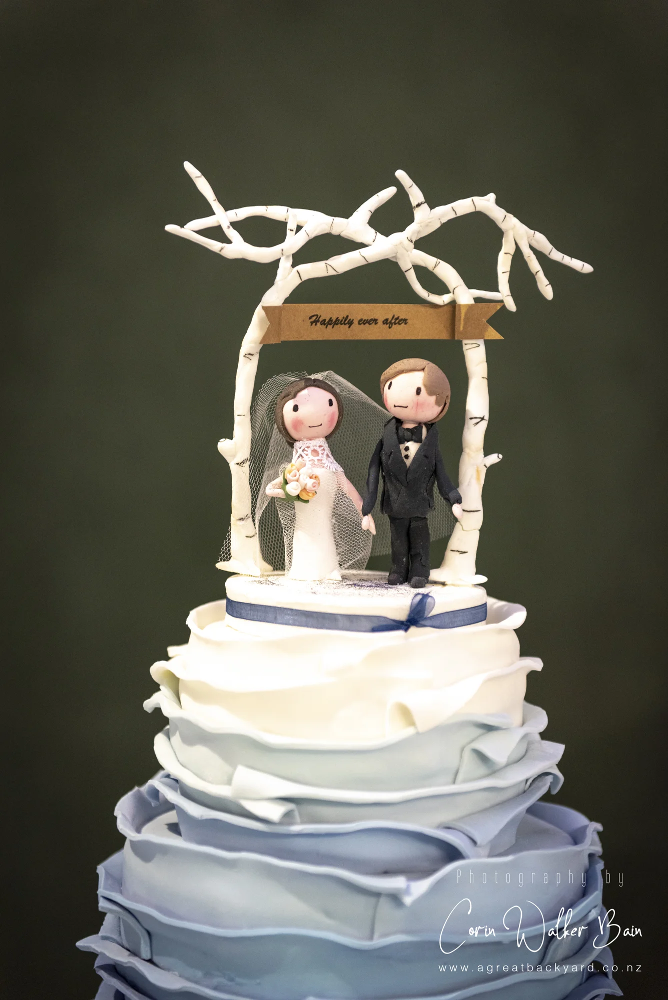 Anna and David's Tamahere Wedding by Corin Walker Bain — a great backyard