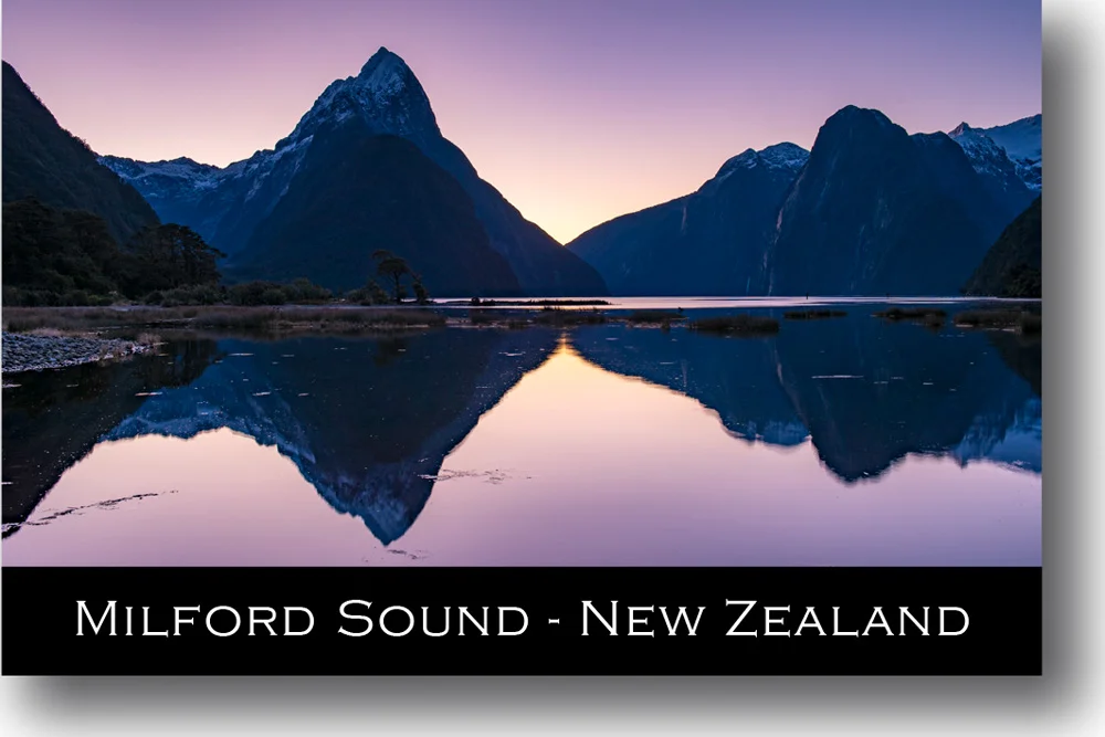 6 Pack of South Island New Zealand Scenic Magnets — a great backyard