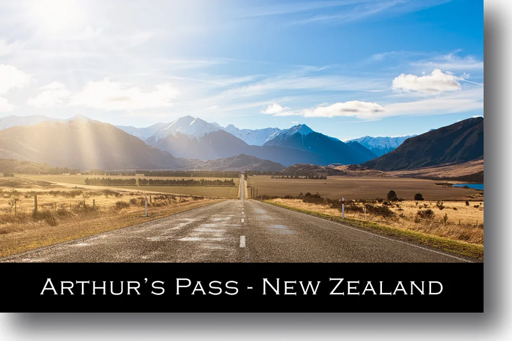 6 Pack of South Island New Zealand Scenic Magnets — a great backyard