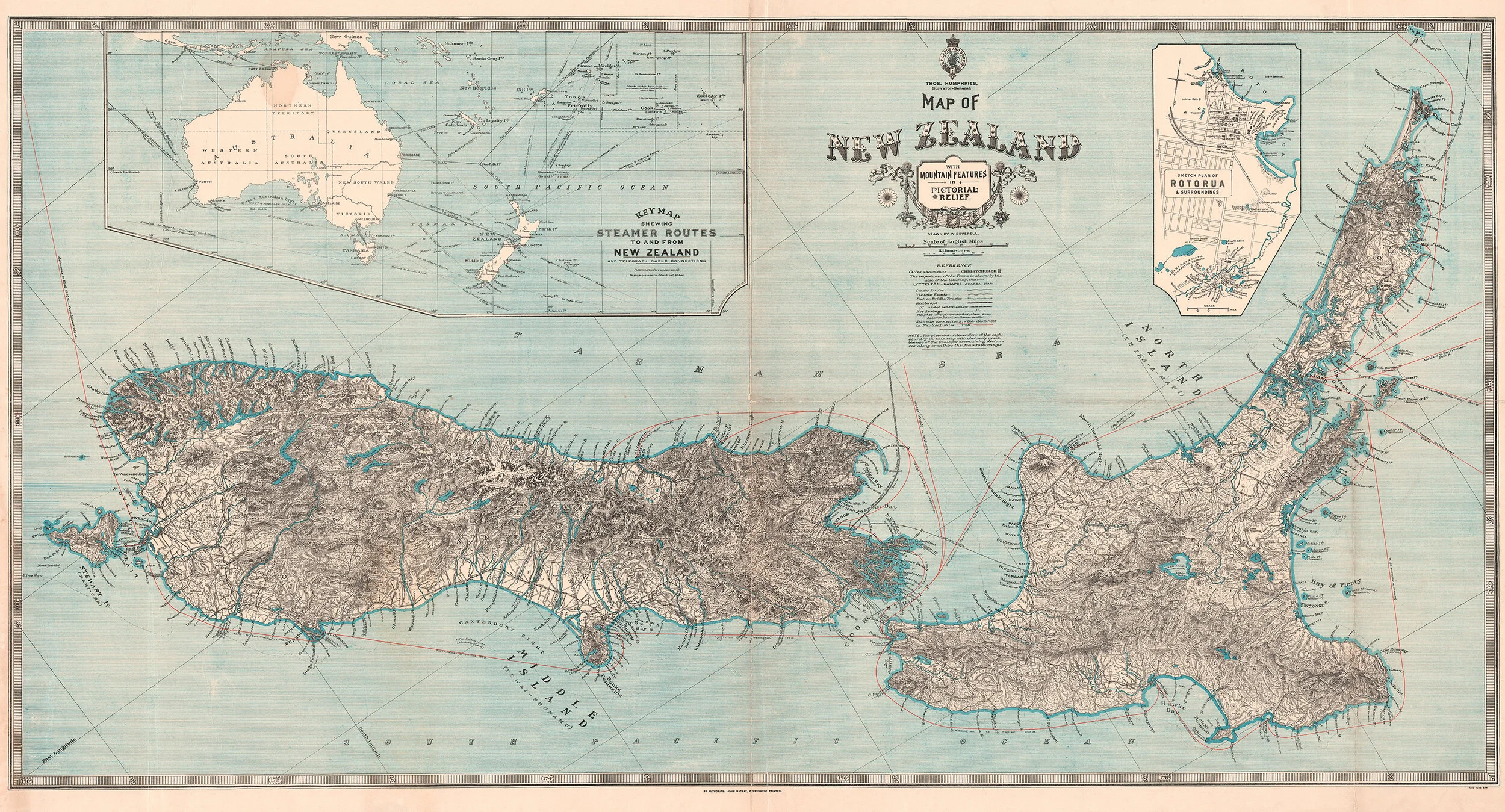 Historical maps of New Zealand available as Acrylic Prints or Wall Art ...