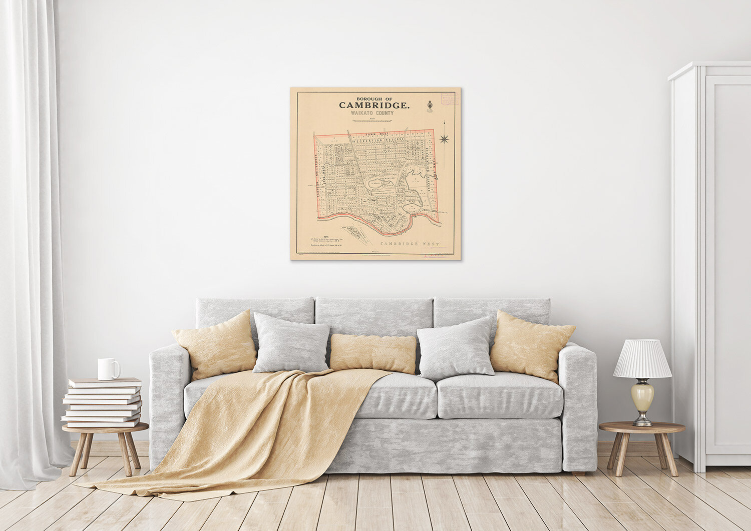 Vintage maps from New Zealand's North Island — a great backyard