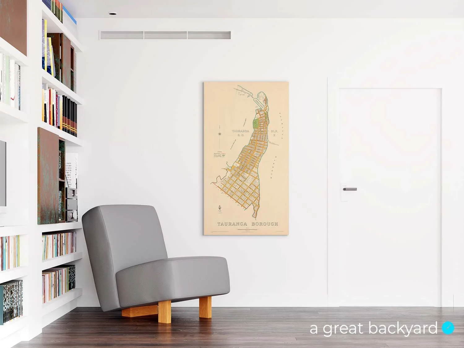 Vintage maps from New Zealand's North Island — a great backyard