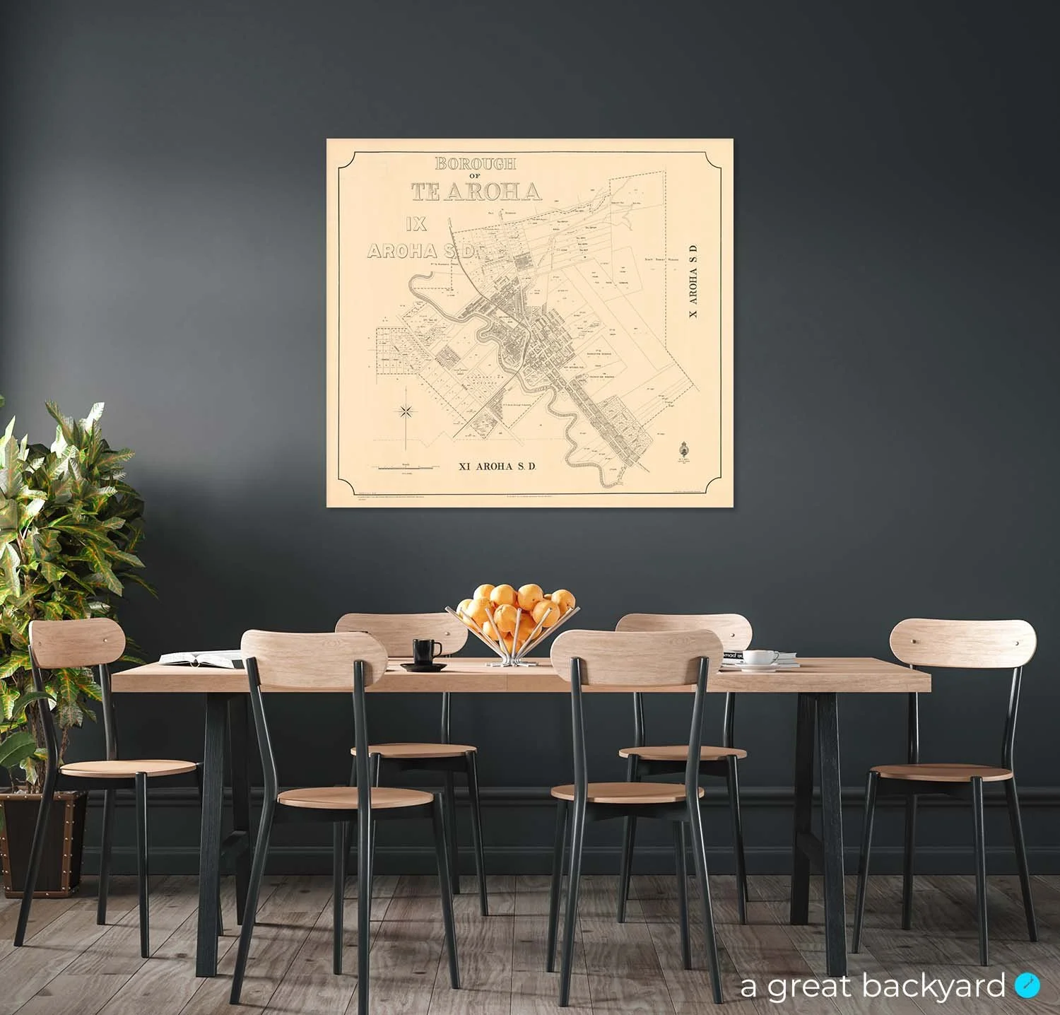 Vintage maps from New Zealand's North Island — a great backyard