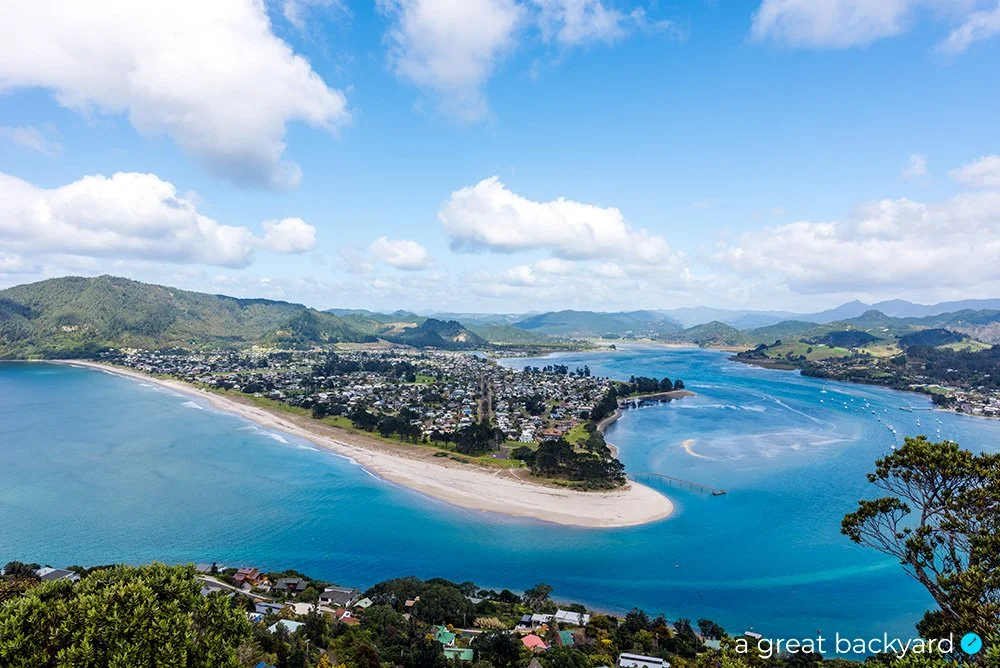 Pauanui View by Corin Walker Bain | Acrylic & ACM prints — a great backyard