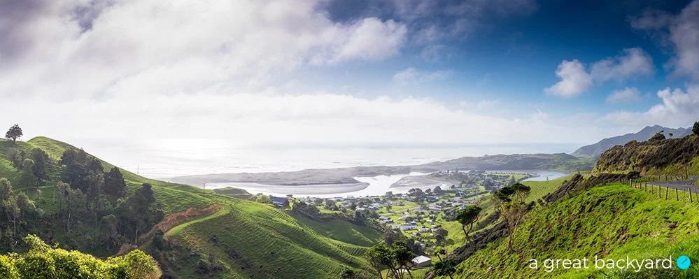 Marokopa Panorama by Corin Walker Bain | a great backyard print ...
