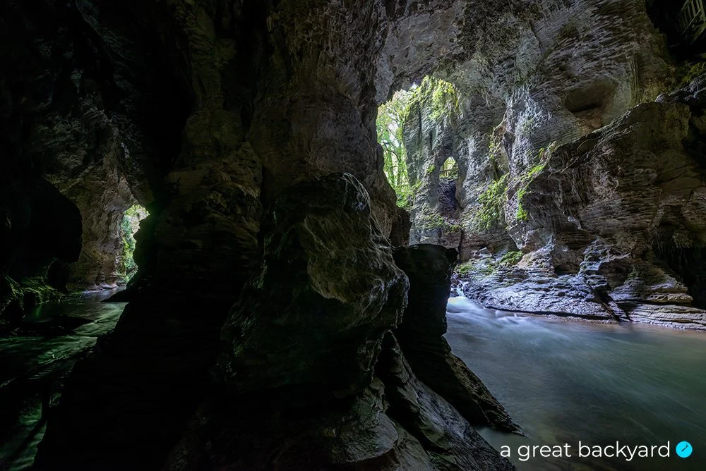 Ruakuri Natural Tunnel by Corin Walker Bain | a great backyard printing ...