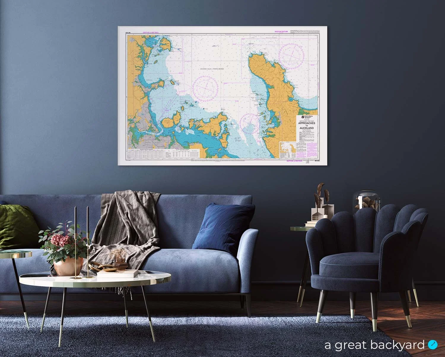 Vintage Auckland maps | Hand-crafted Acrylic & ACM prints made here in ...