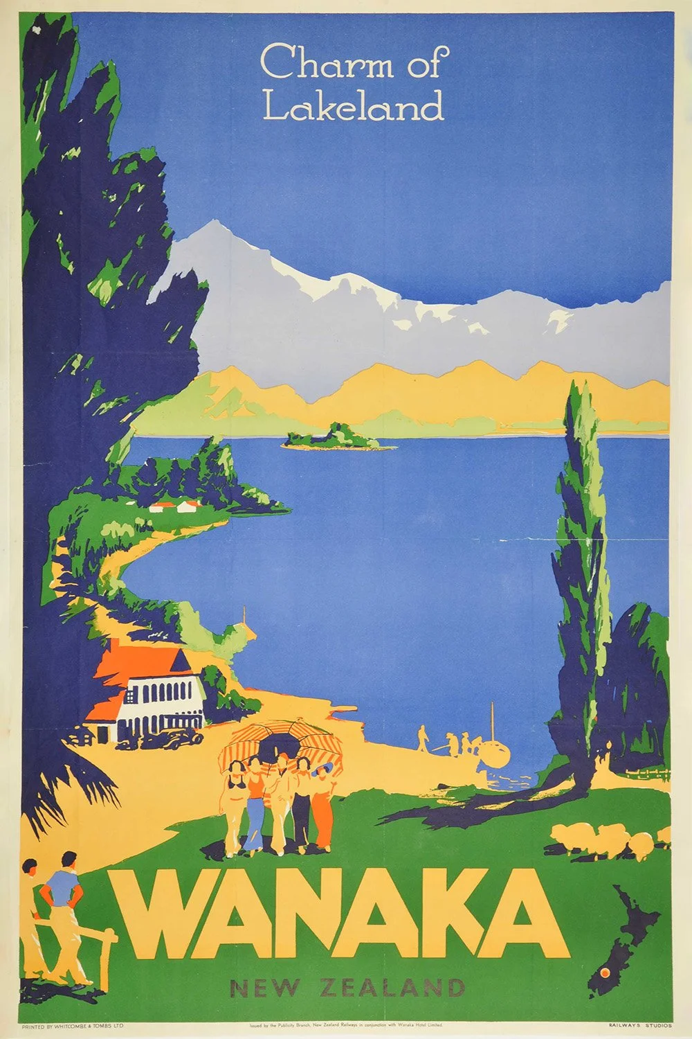 Vintage Wanaka Poster | a great backyard print & photography — a great ...