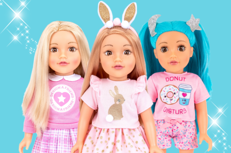 DesignaFriend Dolls | 18 inch Fashion Dolls, Outfits & Accessories