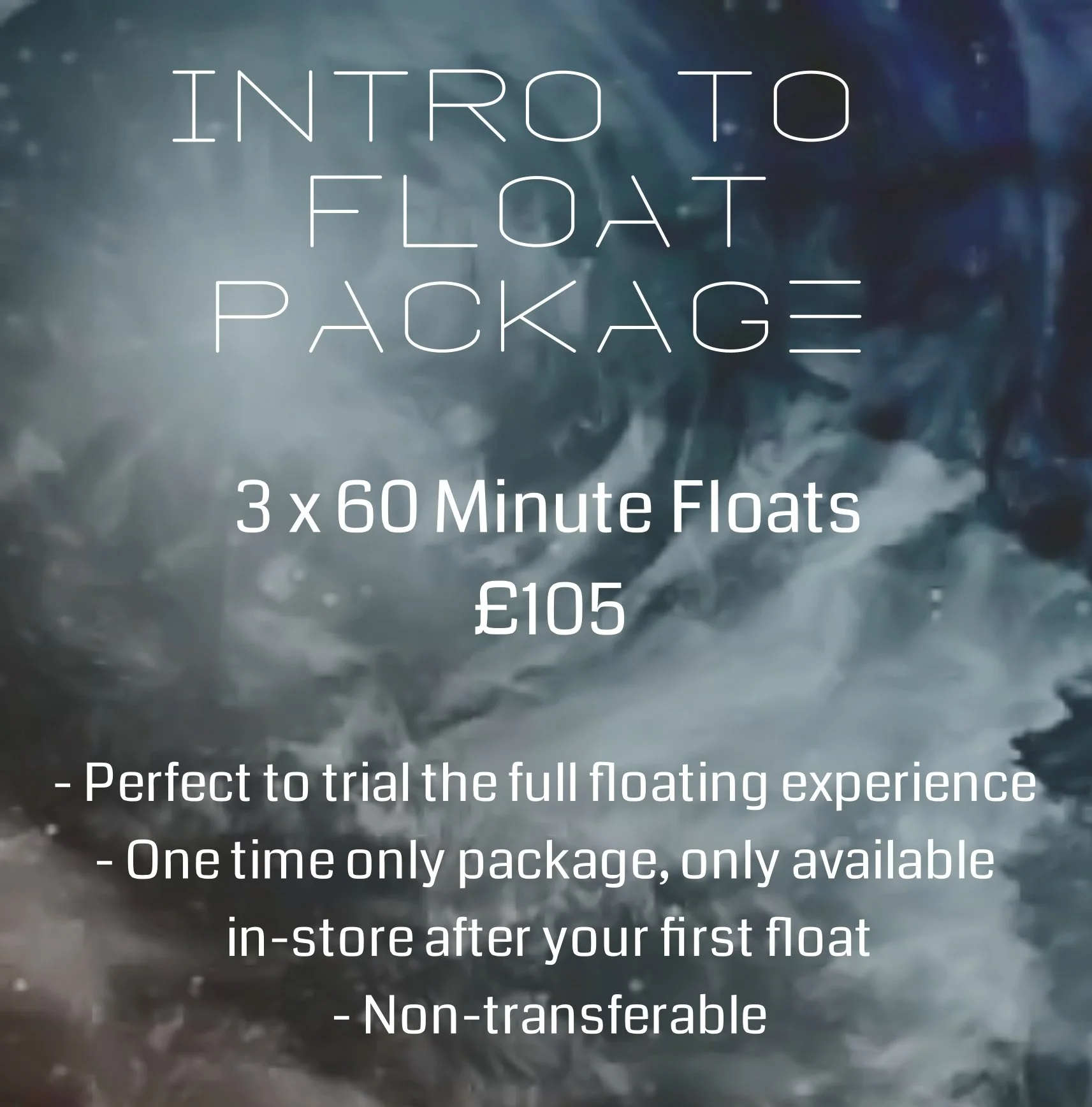 Pricing & Packages — LIMITLESS FLOAT