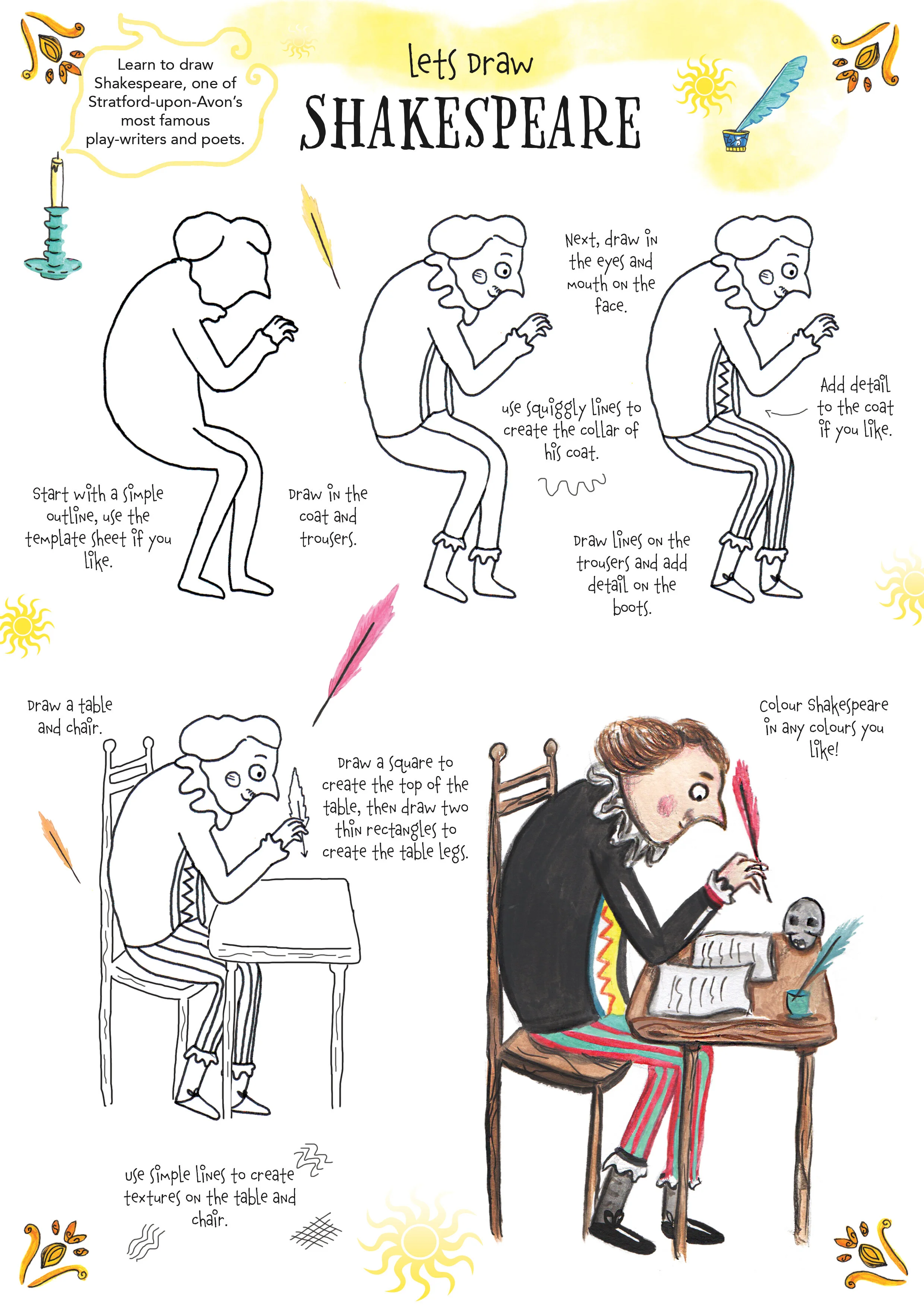 Let's Draw Shakespeare! — Corcutt Collective