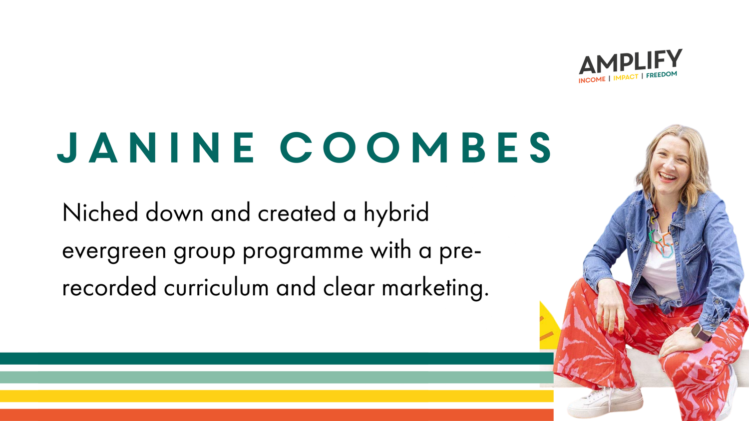 Amplify Client Story: Janine Coombes — Gemma Gilbert Business Coach
