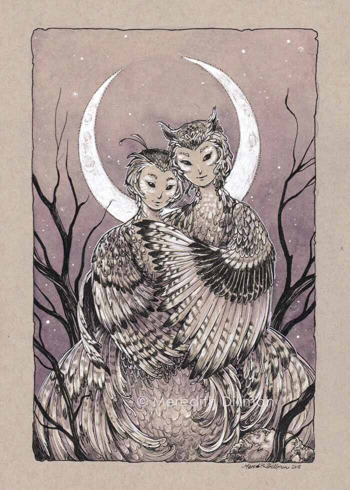 Drawings — Woodland Fancies: The Art of Meredith Dillman