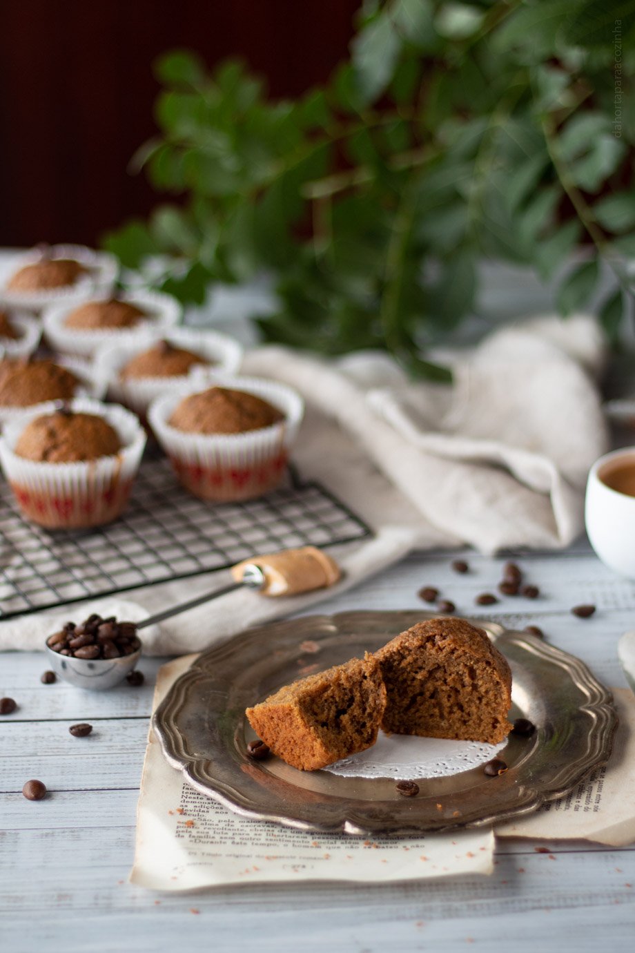 Muffins de Café — Da Horta Para A Cozinha