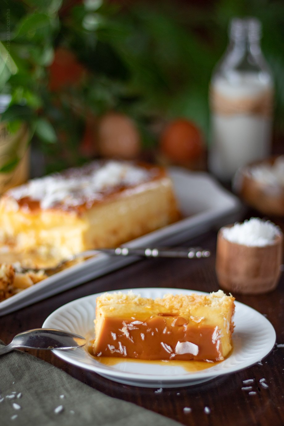Pudim de Coco — Da Horta Para A Cozinha
