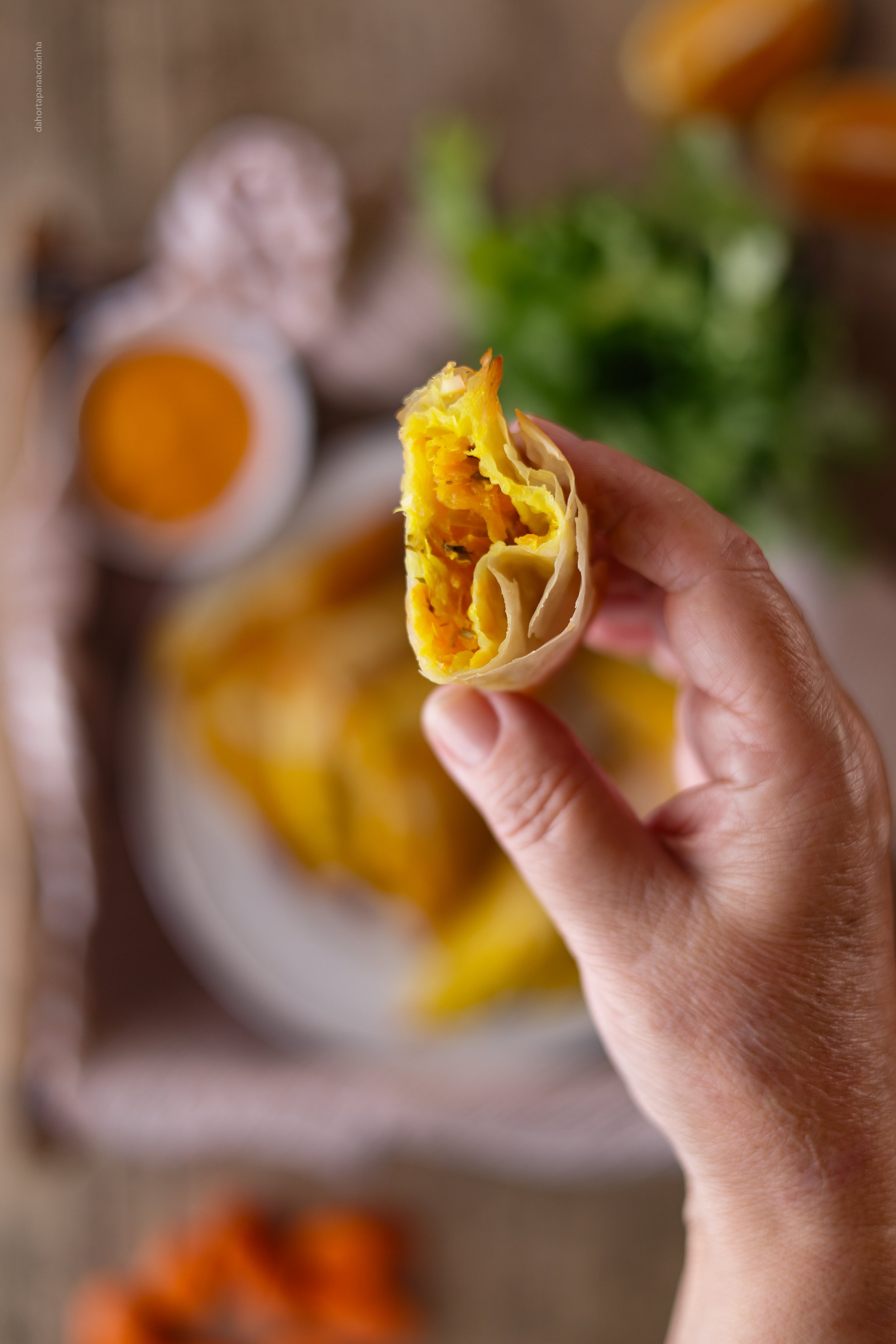 Samosas (chamuças) de Cenoura e Laranja — Da Horta Para A Cozinha