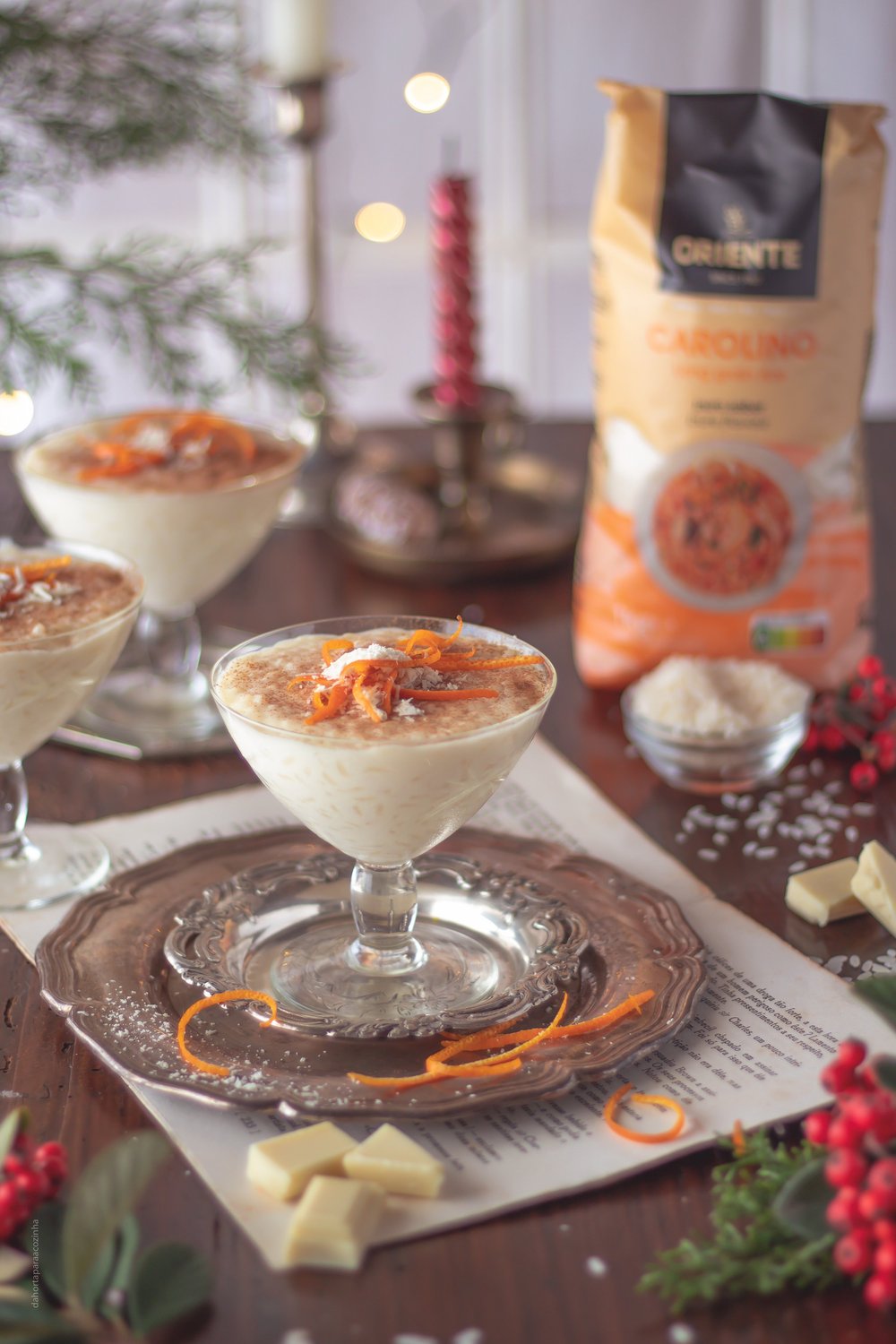 Arroz Doce com Chocolate Branco — Da Horta Para A Cozinha