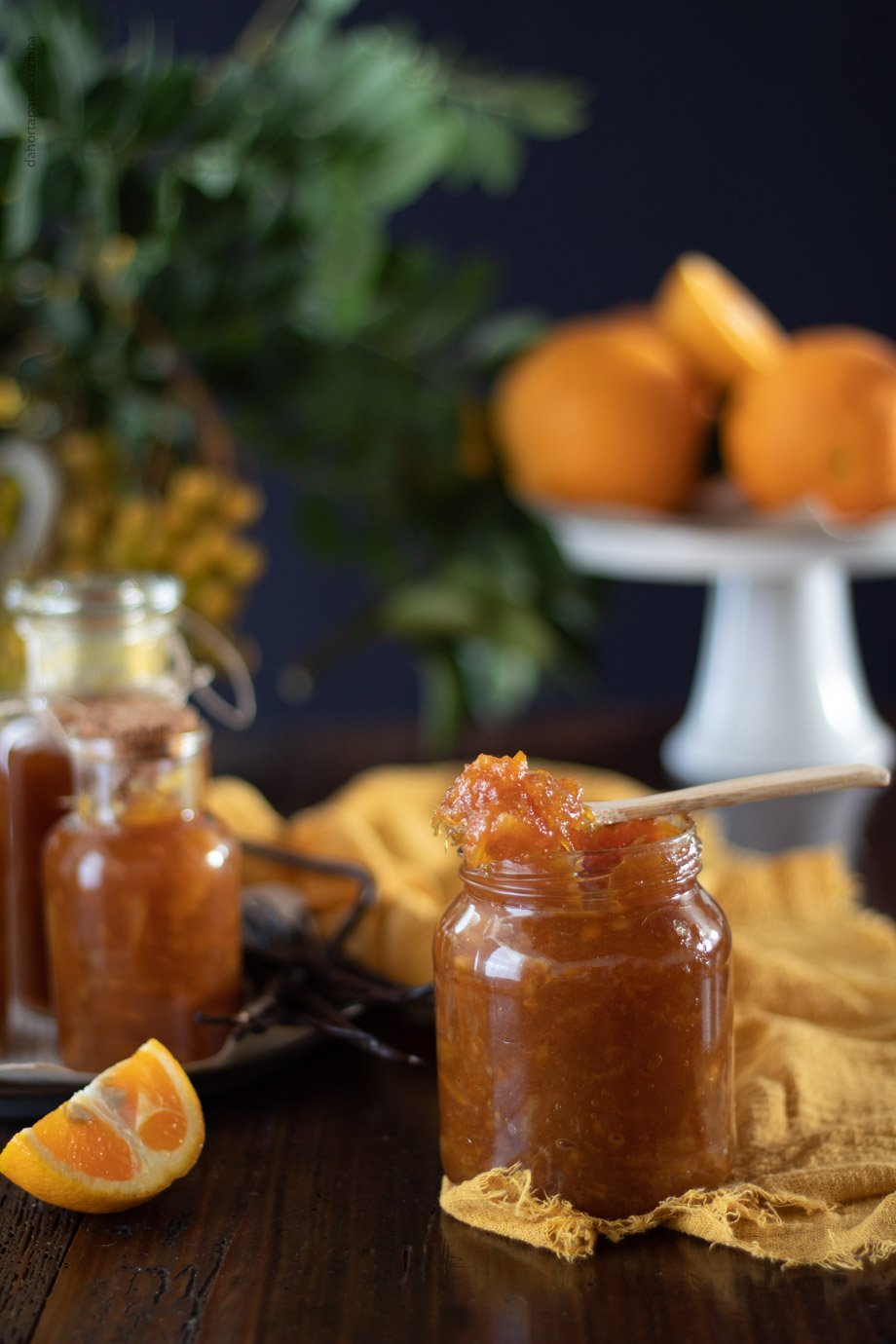Compota de Laranja com Baunilha — Da Horta Para A Cozinha