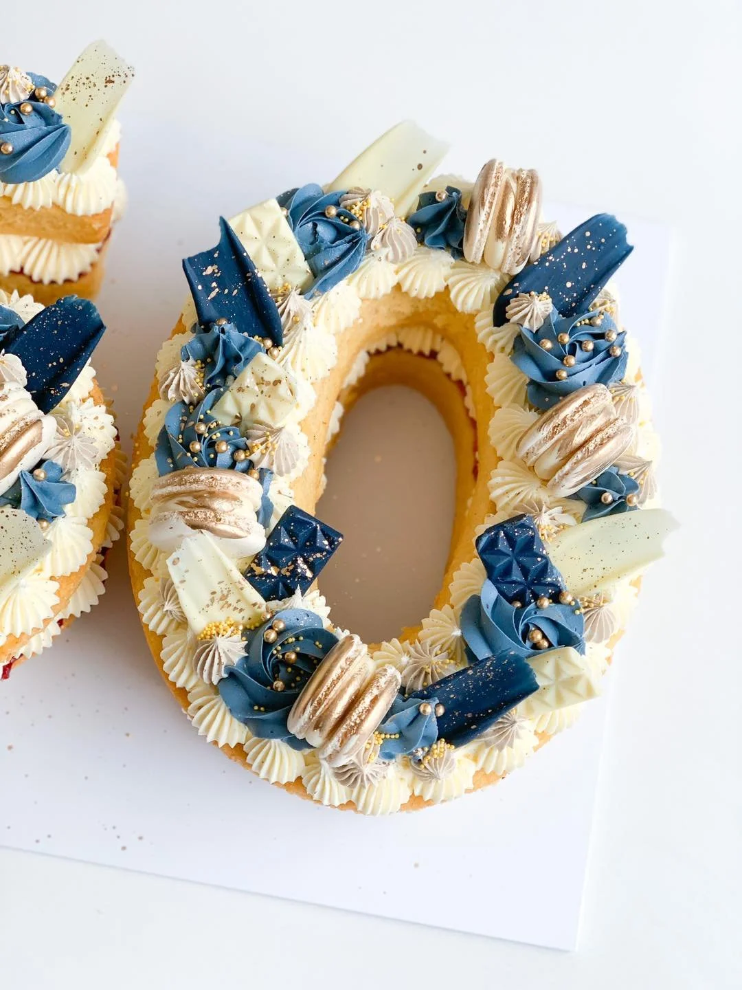 Luxe Number Cake — Frostbite Bakery