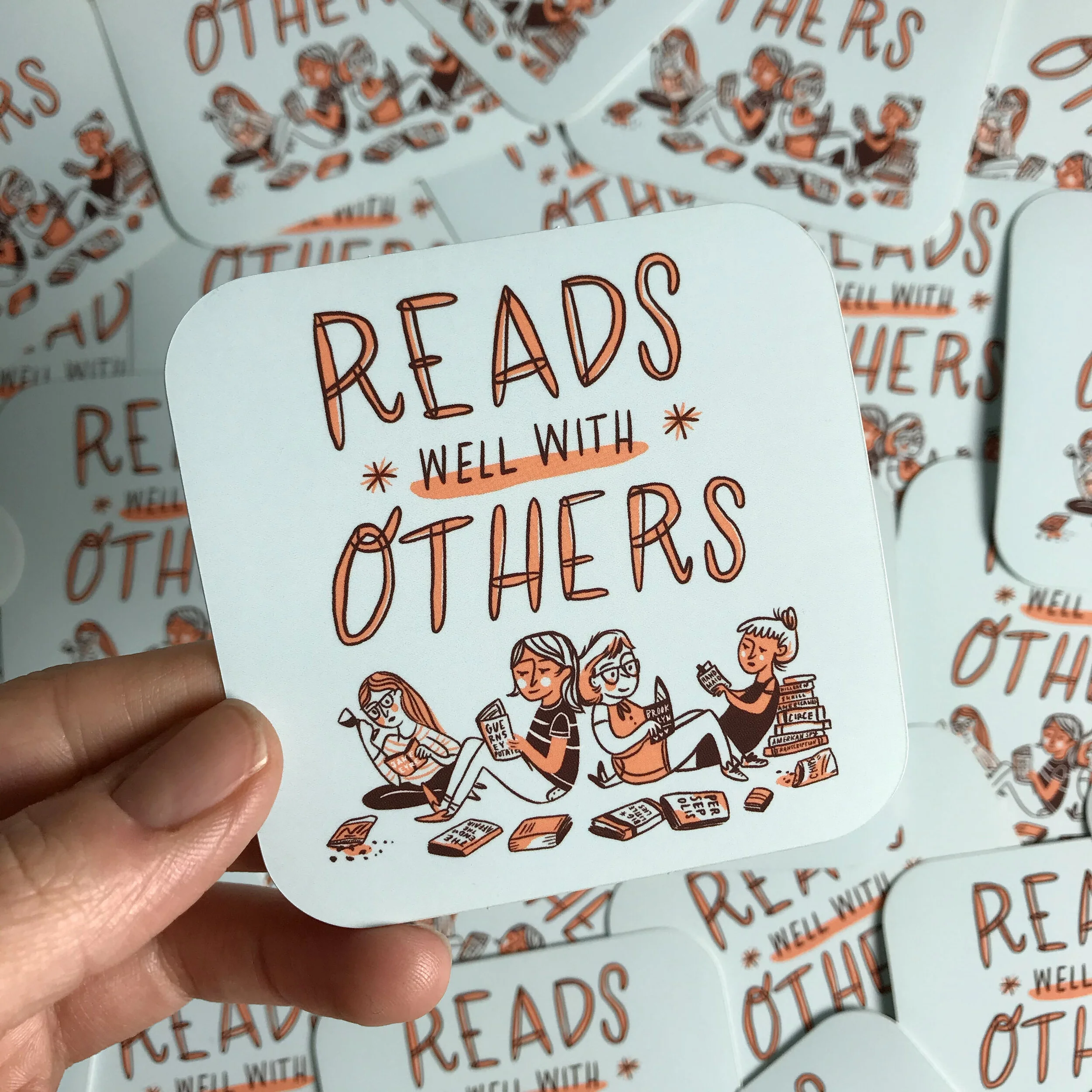 Book Club Sticker — JILL KITTOCK