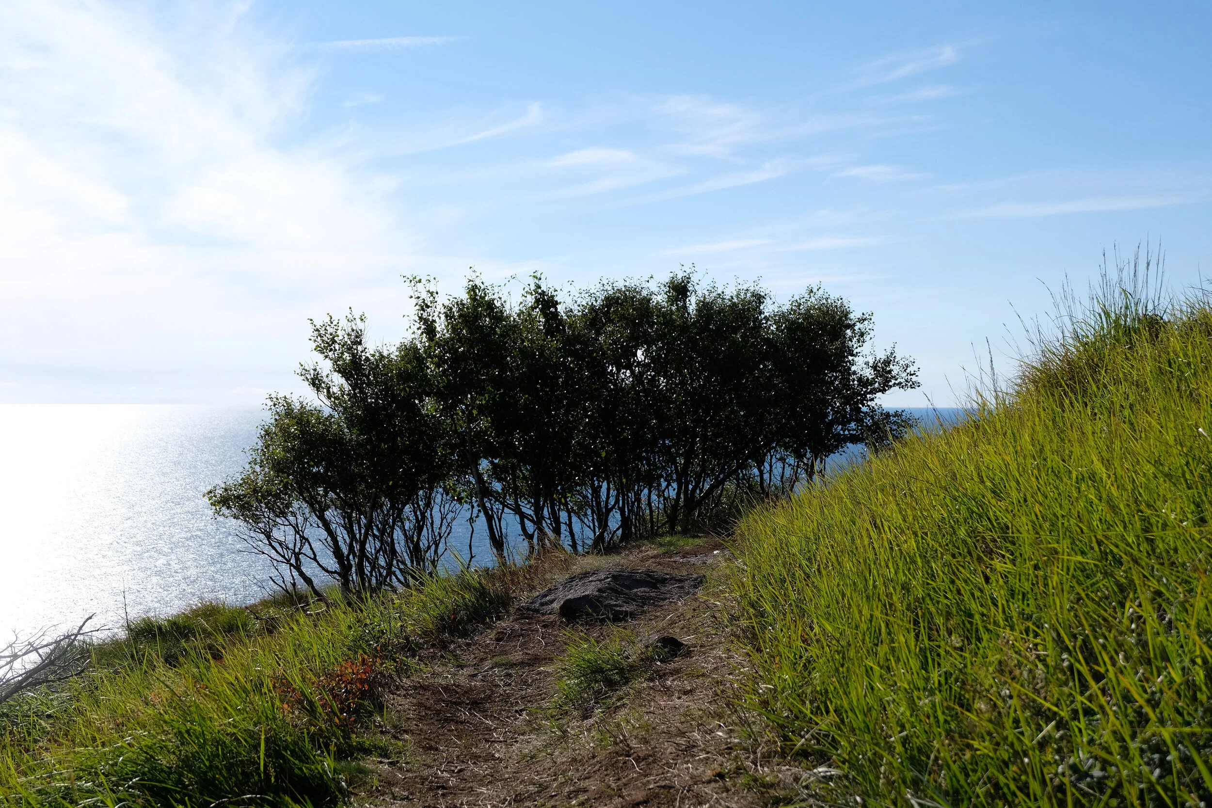 The horizontal potholes at Brufjell were created during the Ice Age ...